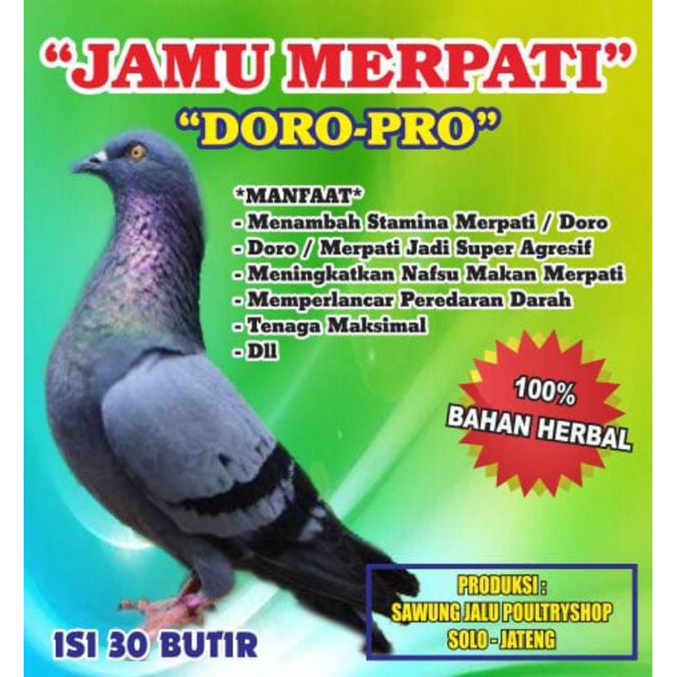 Jual Jamu Merpati (Doro Pro) | Shopee Indonesia