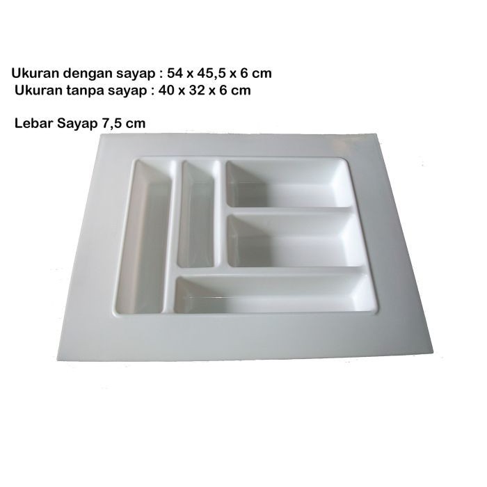 Jual Rak Tempat Sendok Pisau Garpu Dapur Sekat Laci Modelline BESAR ...