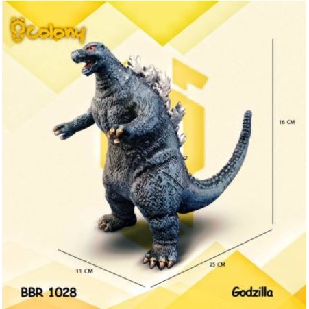 Jual JUAL BBR1028 Silver Godzilla Godzila Gozilla Gozila Monster ...