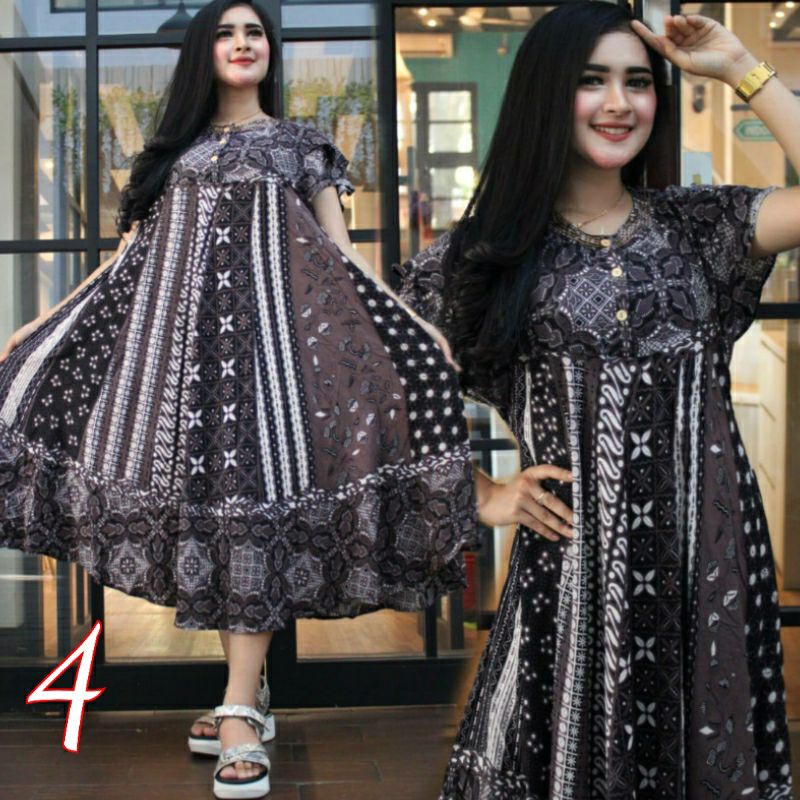 Jual daster jumbo sogan clock daster sultan payung batik pekalongan latte terbaru kencana busui ...