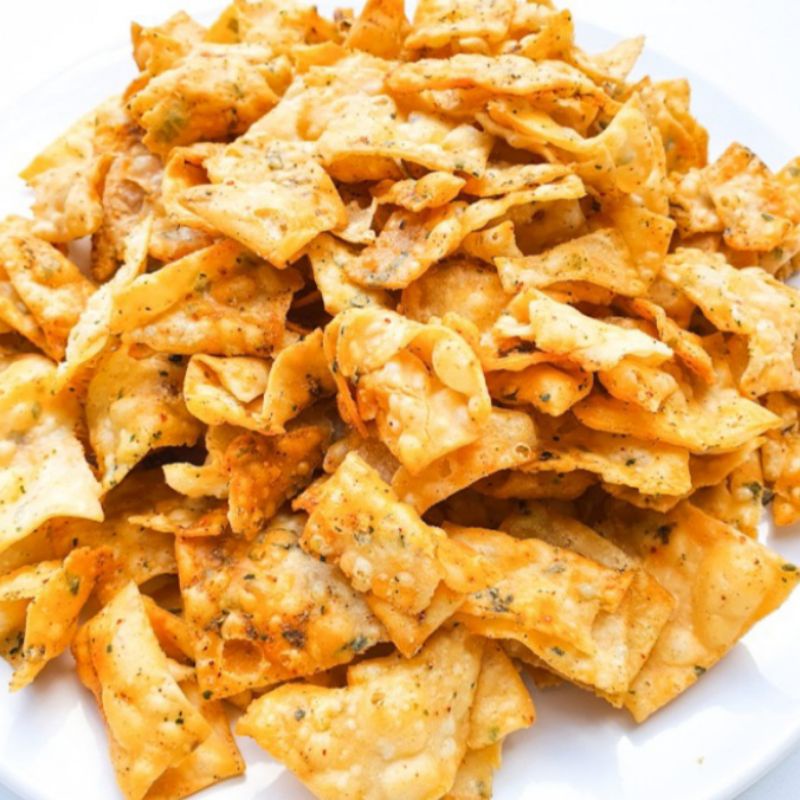 Jual KERIPIK PANGSIT 150 gr / PANGSIT / KUE BAWANG BANDUNG enak pangsit ...