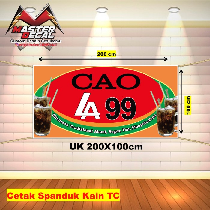 Jual Cetak Spanduk/Banner/Kain TC - By Master Decal - uk 100 x 50 ...