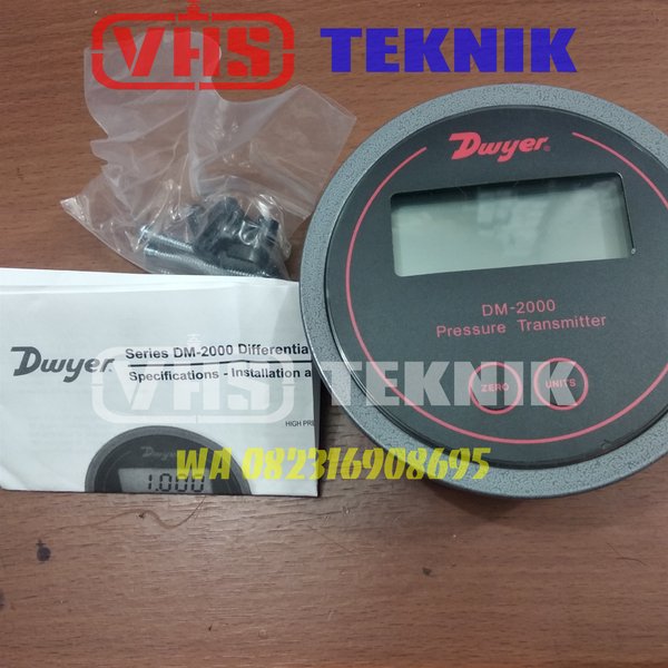 Jual DWYER Series DM-2000 Differential Pressure Transmitter DIGITAL LCD ...