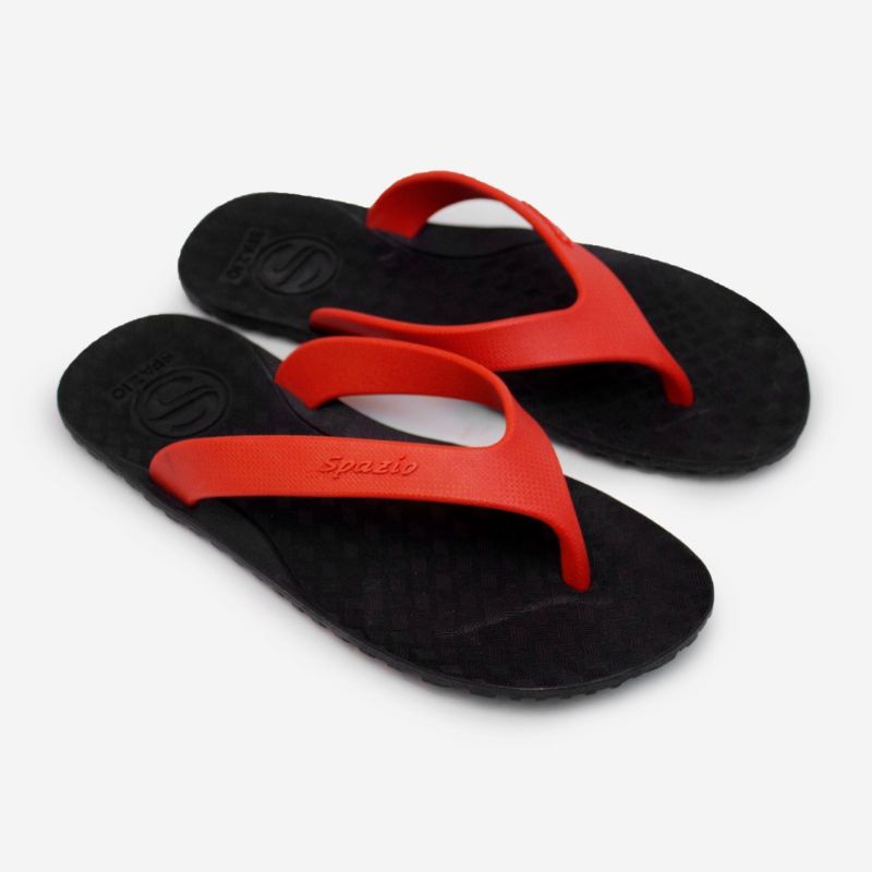 Jual SANDAL MEREK SPAZIO.WARNA MERAH KUAT TAHAN LAMA | Shopee Indonesia