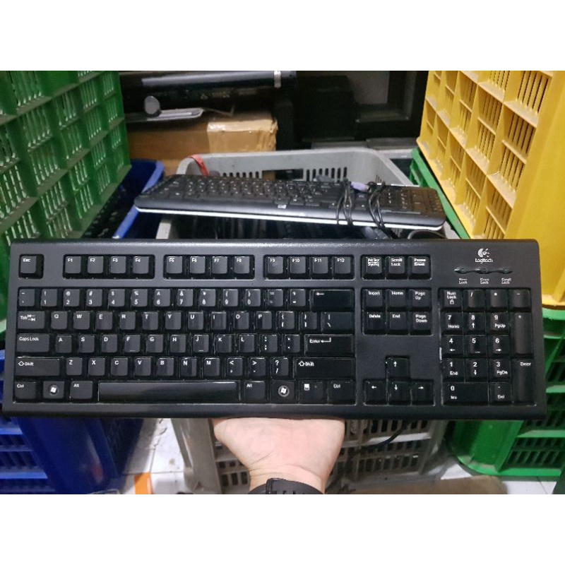 Jual KEYBOARD LOGITECH PS2 NORMAL | Shopee Indonesia