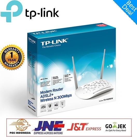 Jual TP-Link TD-W8961N 300Mbps Wireless N ADSL2 Plus Modem Router ...