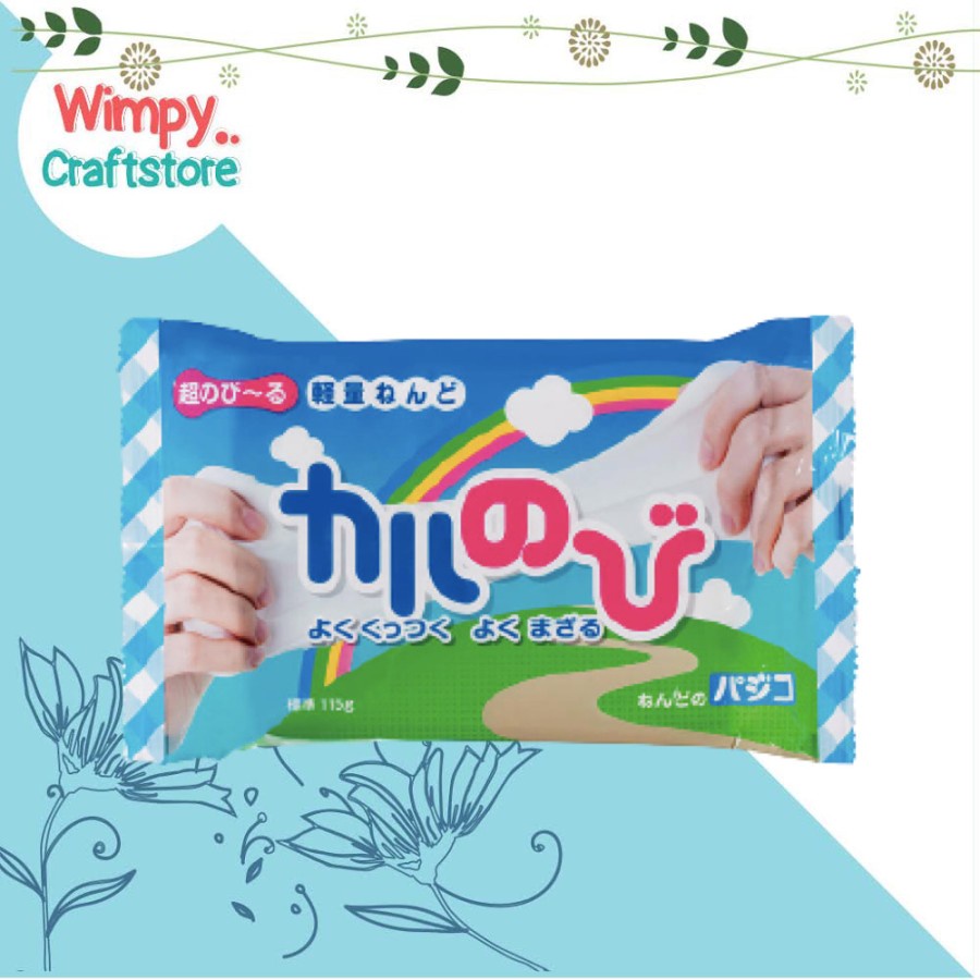 Jual Wimpy Stretching Clay Karunobi Air Dry Clay Lentur Mainan Edukasi ...