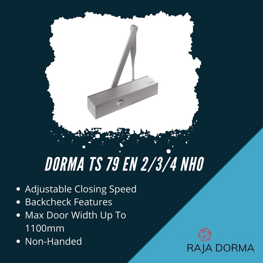 Jual Dorma Door Closer TS 79 EN 2/3/4 Non Hold Open Dorma TS79 EN2/3/4 ...