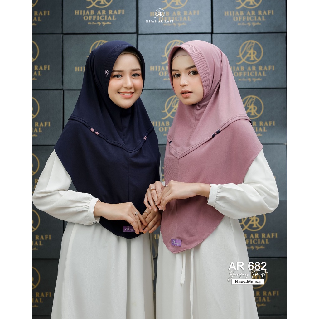 Jual COD Hijab Arrafi Terbaru Jilbab Instan Arrafi AR 682 Bergo Instan ...
