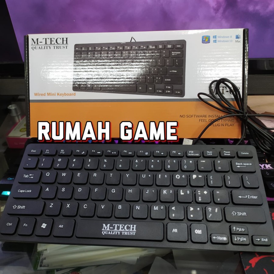 Jual KEYBOARD MINI MTECH MT-08 - M-Tech Original Keyboard Komputer PC ...