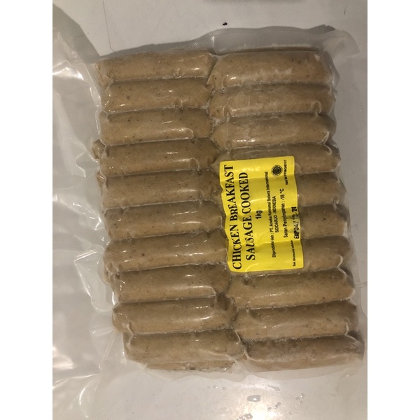 Jual Chicken breakfast sausage smoked / sosis ayam cocktail premium ...