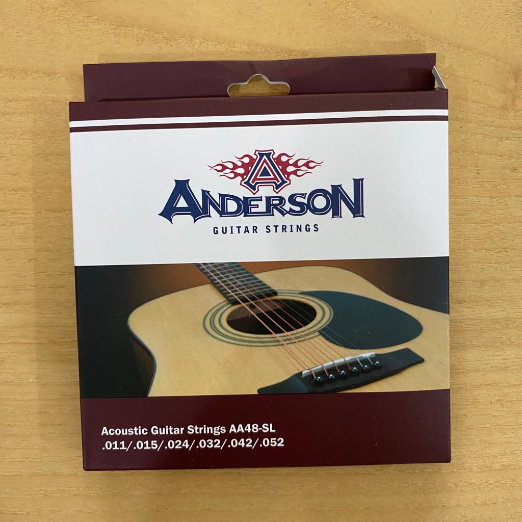 Jual ANDERSON - ACOUSTIC GUITAR STRING AA48-SL ( 404000333 ) | Shopee ...