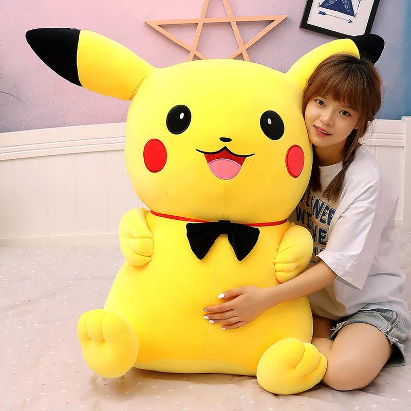 Jual Boneka Pikachu jumbo original/Boneka Lucu Lembut/Boneka jumbo ...