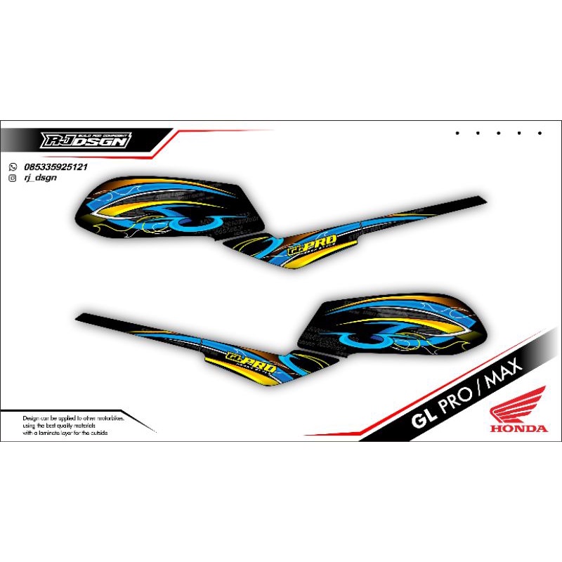 Jual Striping GL Pro/Max Airbrush Grafis !! | Shopee Indonesia