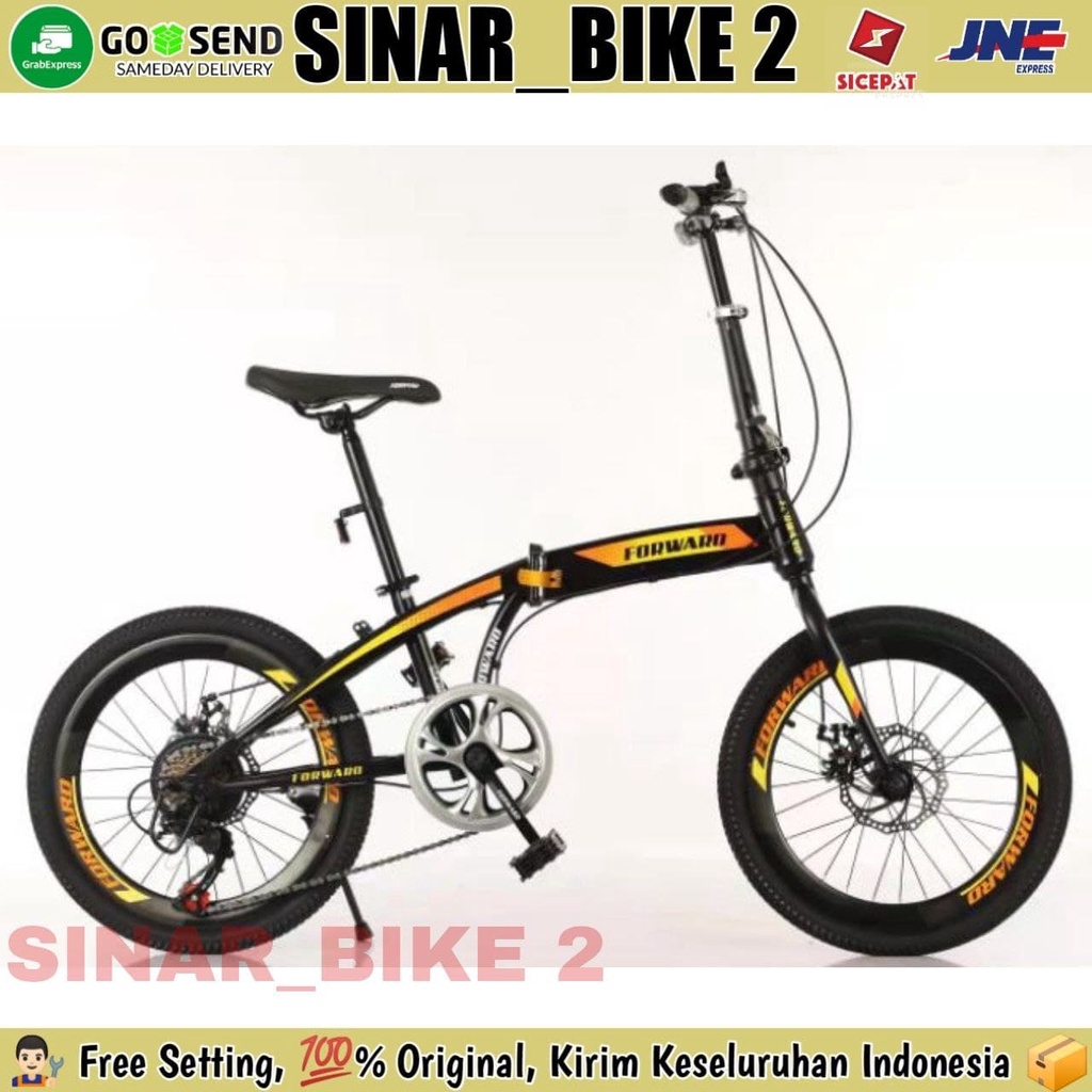 Jual Sepeda Lipat 20 Inch FORWARD IRON STEEL 7 Speed | Shopee Indonesia