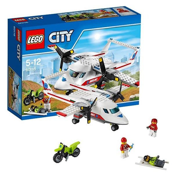 Jual LEGO CITY Ambulance Plane 60116 | Shopee Indonesia