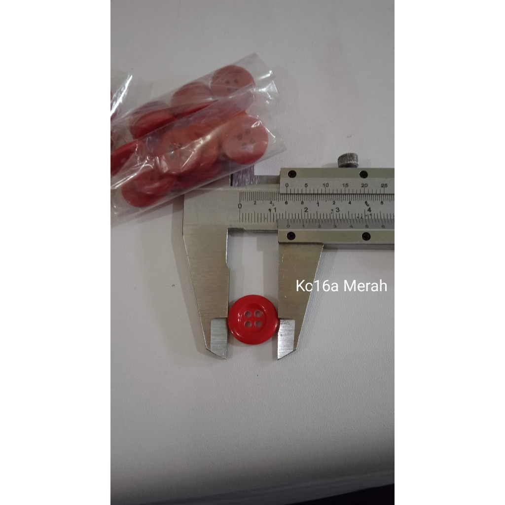 Jual Kancing Baju Kc16a Merah | Shopee Indonesia