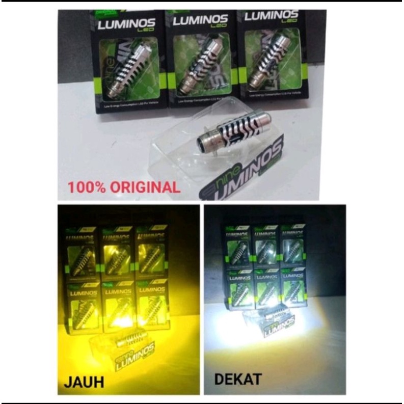 Jual LAMPU LED LASER 2IN1 LS2 LUMINOS H6 K1 PNP WHITE YELLOW 2 WARNA ...