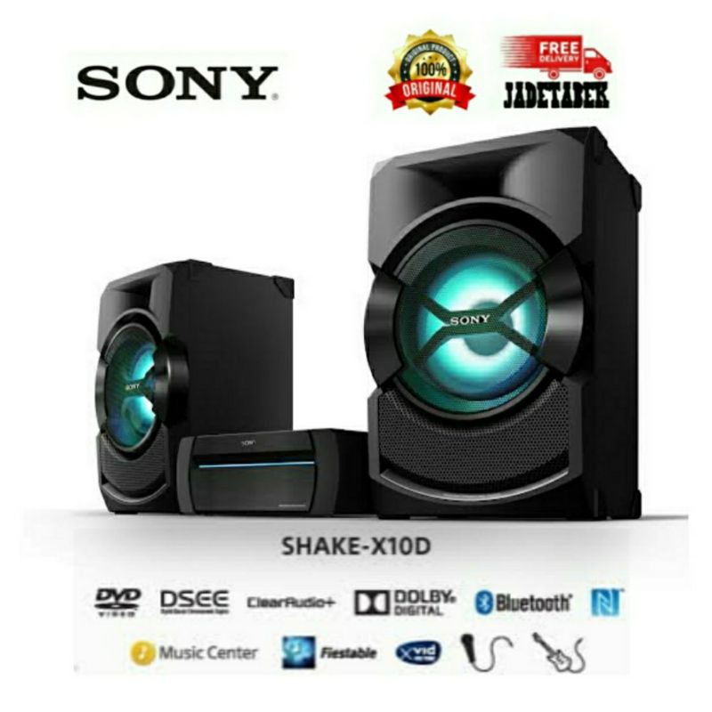 Jual SONY SHAKE-X10D HOME AUDIO SPEAKER SYSTEM WITH DVD - BLUETOOTH ...