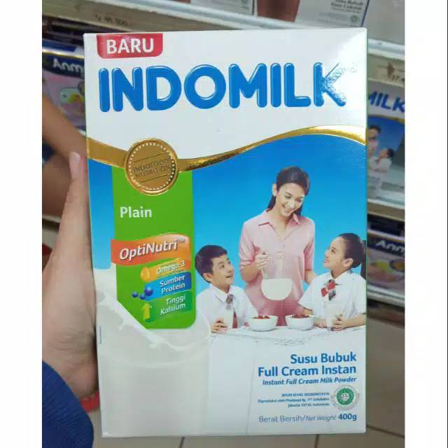 Jual 400gr Susu Bubuk INDOMILK Full Cream Instant | Shopee Indonesia