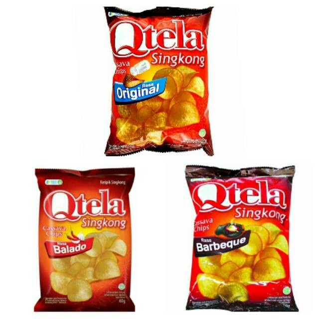 Jual Qtela Keripik Singkong Kemasan 180 gr | Shopee Indonesia