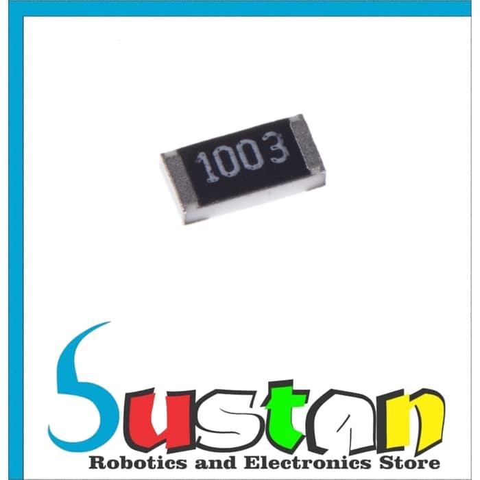 Jual Resistor SMD 0805 100K 1003 Tolerance 1% Chip Resistor (10 Pcs ...