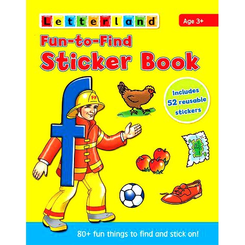Jual Buku Sticker Letterland Fun-to-Find Sticker Book (Includes 52 ...