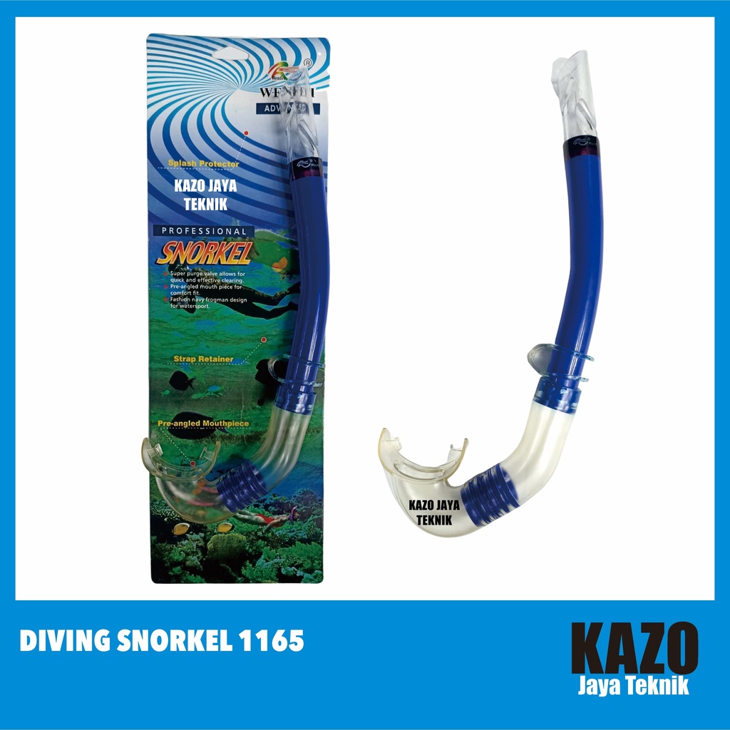 Jual Diving Snorkel 1165, Snorkel Full Dry Pipa Pernapasan Alat ...