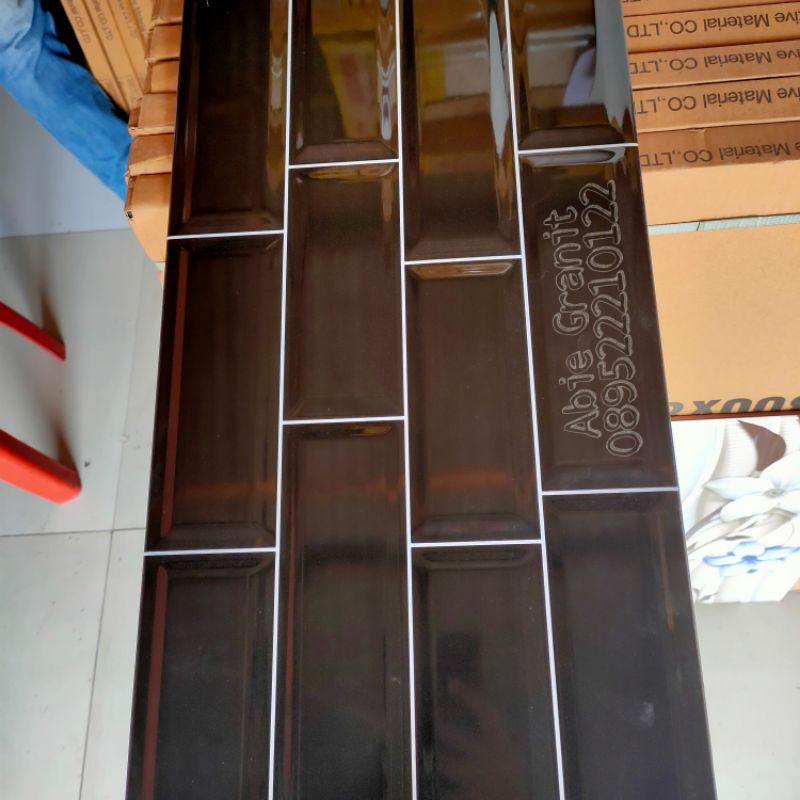 Jual keramik dinding roman 30x60 dtube black | Shopee Indonesia