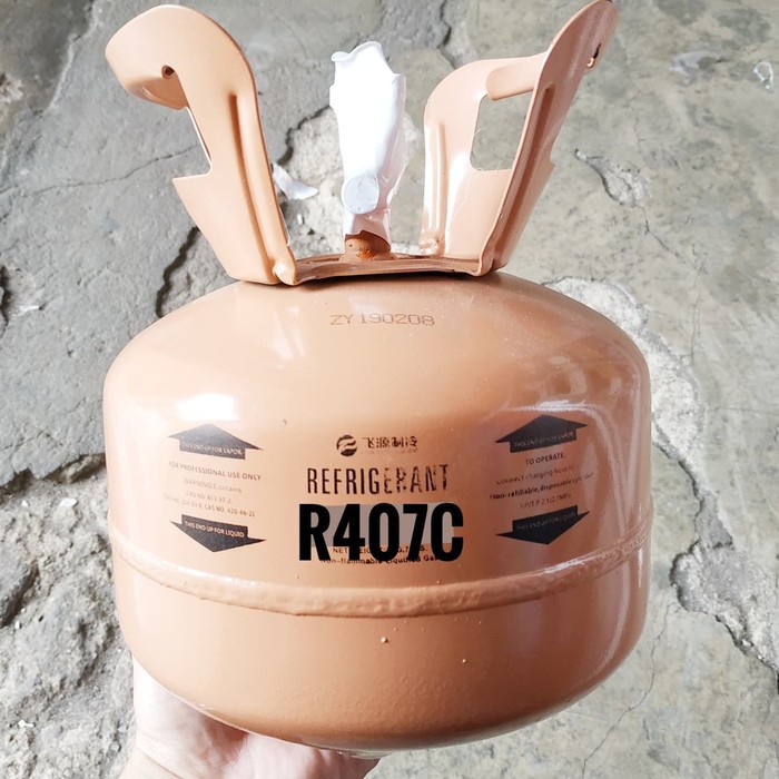 Jual PREON R407c Tabung Kecil 3Kg Baru Segel. R407 Kemasan 3 Kg ...