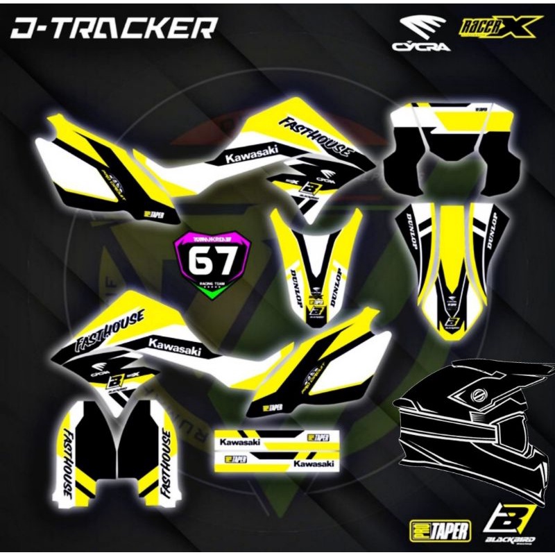 Jual Decal Sticker Striping Variasi Fullbody KLX DTRACKER 150 2016-2022 ...