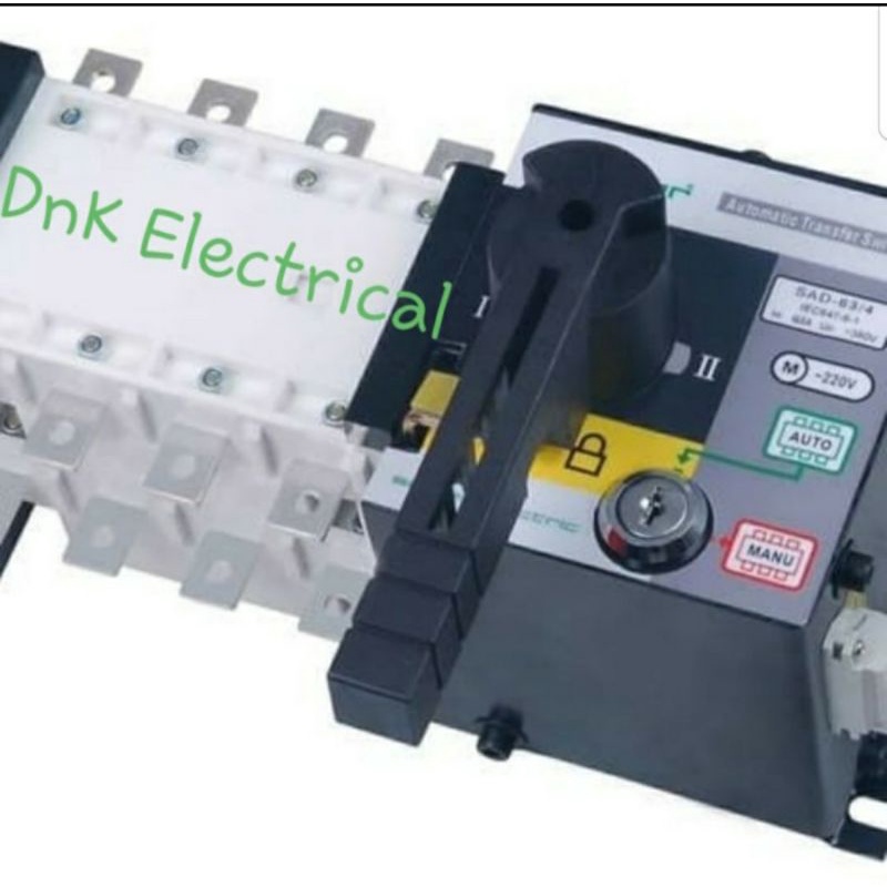 Jual Automatic COS/COS Motorized ATYS 4 Pole 80A Merk Salzer | Shopee ...