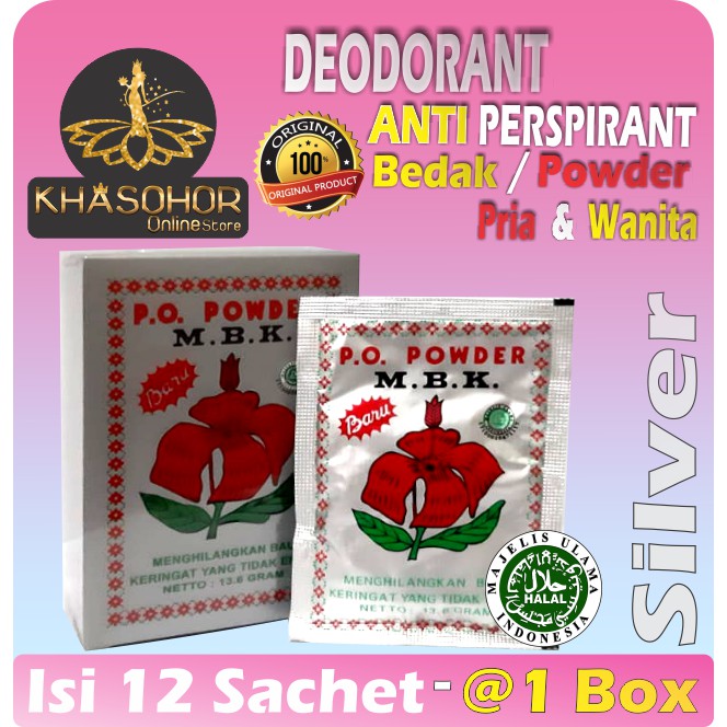 Jual MBK DEODORANT BEDAK SUPER SILVER 1 BOX ISI 12 | Shopee Indonesia