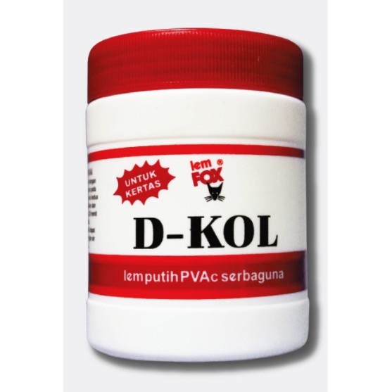 Jual Lem D-KOL Fox 450 gr / Lem Putih | Shopee Indonesia