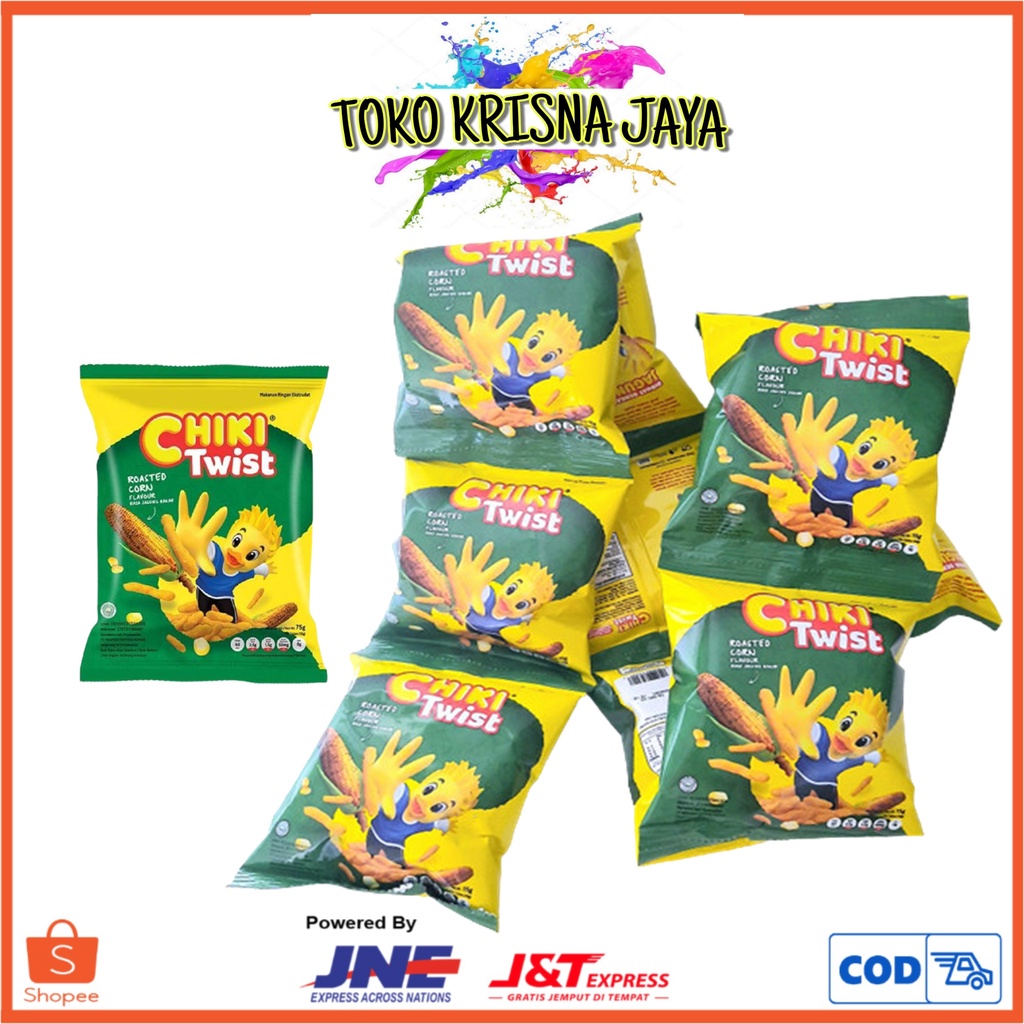 Jual CHIKI TWIST SNACK CAMILAN RASA JAGUNG BAKAR RENCENG ISI 10 X 15 ...