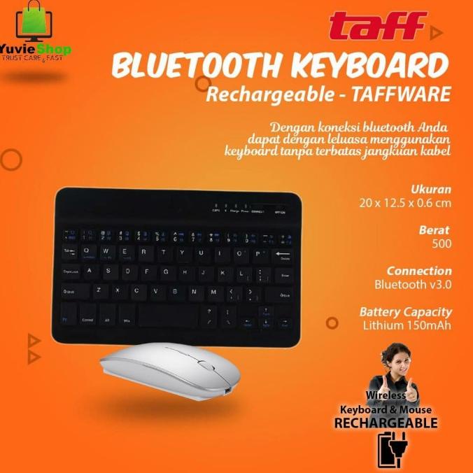 Jual Keyboard Wireless Bluetooth v3.0 Rechargeable | Shopee Indonesia