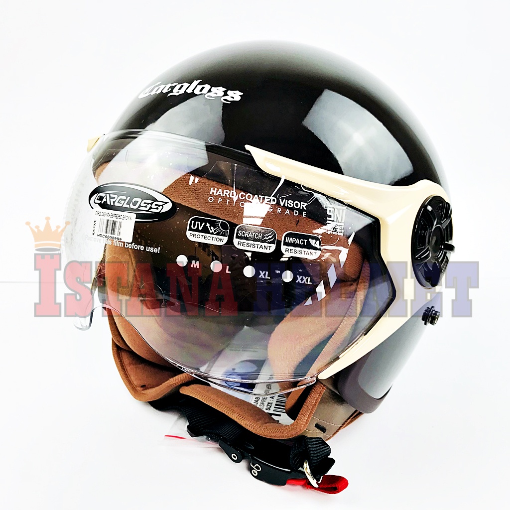 Jual HELM CARGLOSS YRH HIJAB ESPRESSO BROWN | Shopee Indonesia