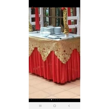 Jual DEKORASI MEJA TINGGI/SKRITING MEJA/ROK MEJA REMPEL COCOK UNTUK ...