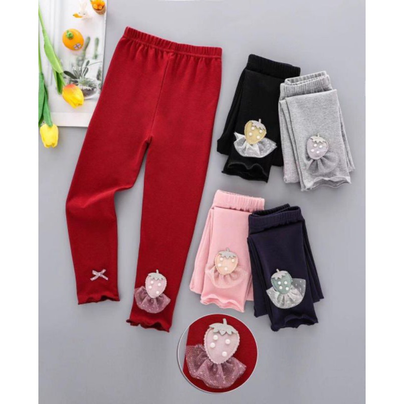 Jual Legging Anak Perempuan Usia 6 bulan - 5 tahun Bahan 100% Katun ...