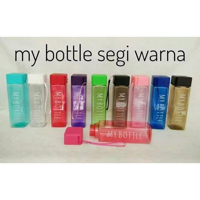 Jual Botol Minum My Bottle Kotak Square Botol 500 ml | Shopee Indonesia