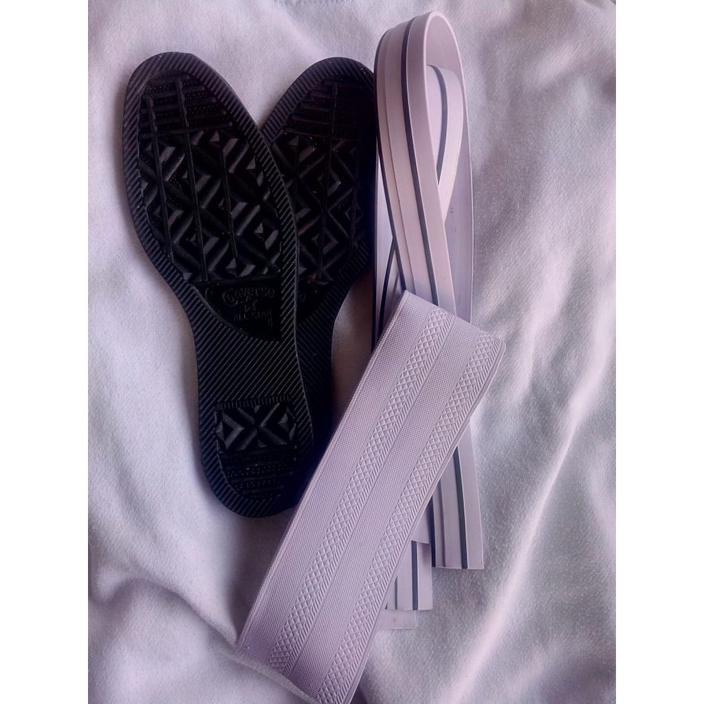 Jual outsol sepatu sol converse foxing bemper convers berkualitas putih ...