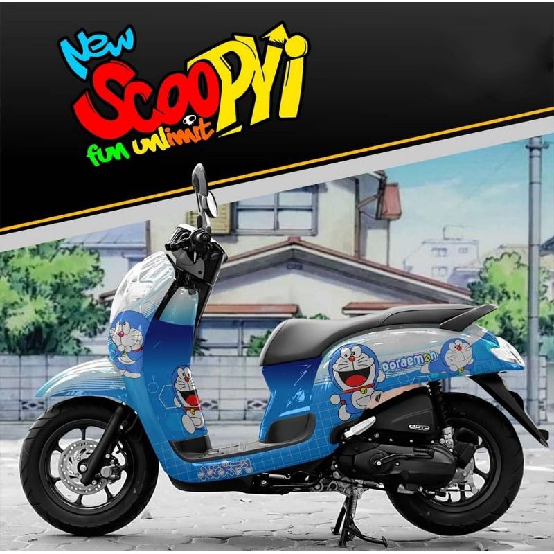 Jual Decal Full Body All New Scoopy (bisa custom) | Shopee Indonesia