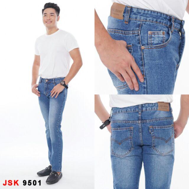 Jual JSK Jeans Celana Panjang Jeans Non Stretch Cowok Model SLIM FIT ...