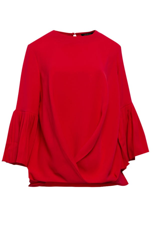 Jual CARDINAL FEMME BLOUSE 14 (MERAH) | Shopee Indonesia