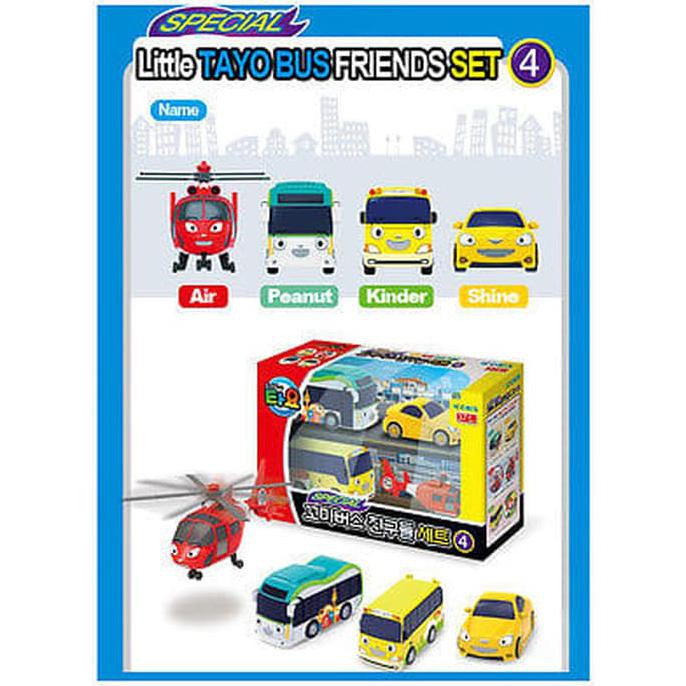 Jual MAINAN The Little Bus TAYO Mini FRIENDS Set No.4 Air Peanut Shine ...