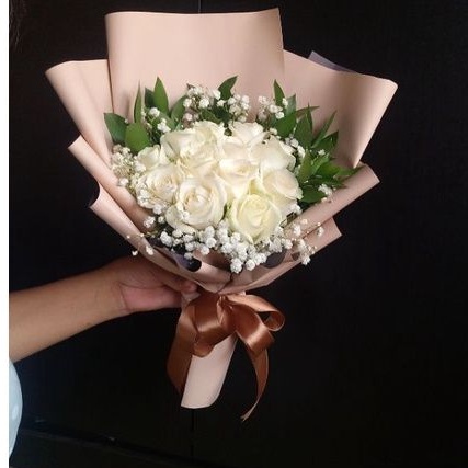 Jual Buket mawar putih | Shopee Indonesia