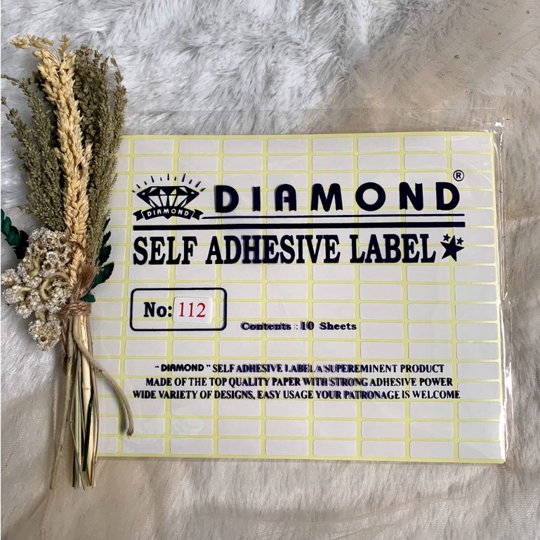 Jual Label 112 Sticker (1530 label) 2 x 0,8 cm / Label Kertas Stiker ...