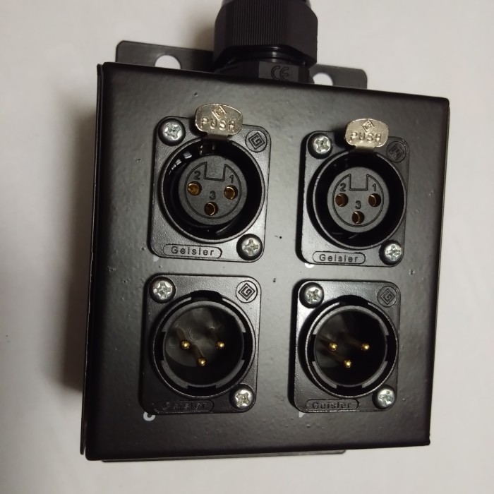 Jual Box snake isi 4 snake 4ch junction box xlr casis xlr male female ...