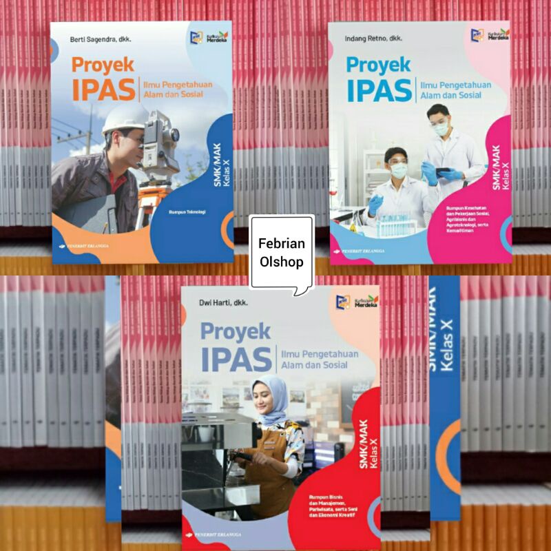 Jual BUKU PROYEK IPAS SMK/MAK KELAS 10 (X) KURIKULUM MERDEKA ERLANGGA | Shopee Indonesia