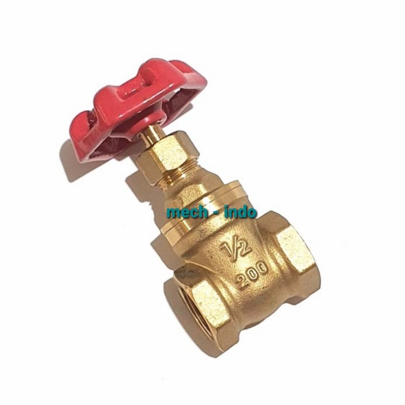 Jual Stop Kran ~ Gate Valve Brass ONDA 1/2" | Shopee Indonesia